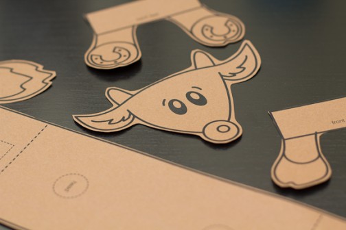 3D Rudolf Cutout Art Project - Art For Kids Hub