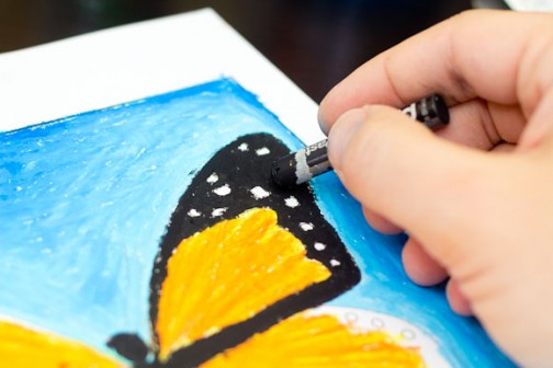 Oil Pastel Art Project - Monarch Butterfly - Art For Kids Hub
