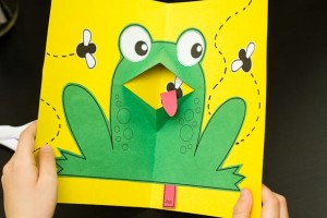 Easy Pop-Up Frog - Art For Kids Hub