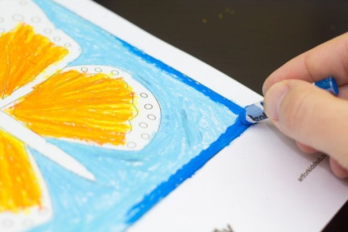 Oil Pastel Art Project - Monarch Butterfly - Art For Kids Hub
