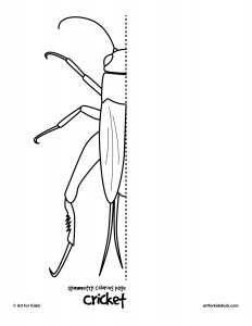 10 Free Coloring Pages - Bug Symmetry - Art For Kids Hub