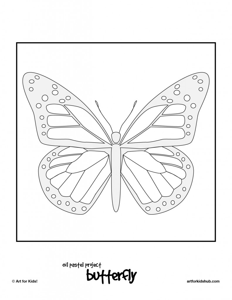 Oil Pastel Art Project - Monarch Butterfly - Art For Kids Hub — Free ...