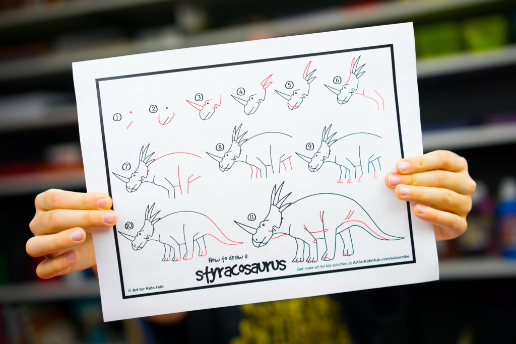 How To Draw 50 Dinosaurs - Art For Kids Hub