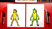 How To Draw Peely From Fortnite - Art For Kids Hub — Free Drawing ...