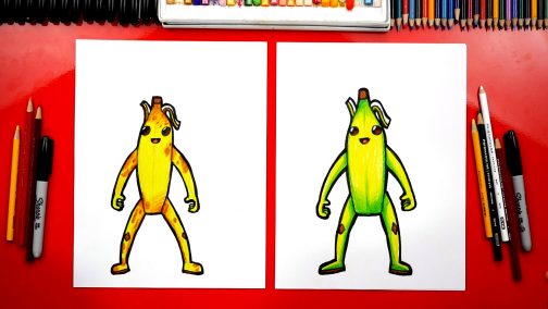How To Draw Peely From Fortnite - Art For Kids Hub