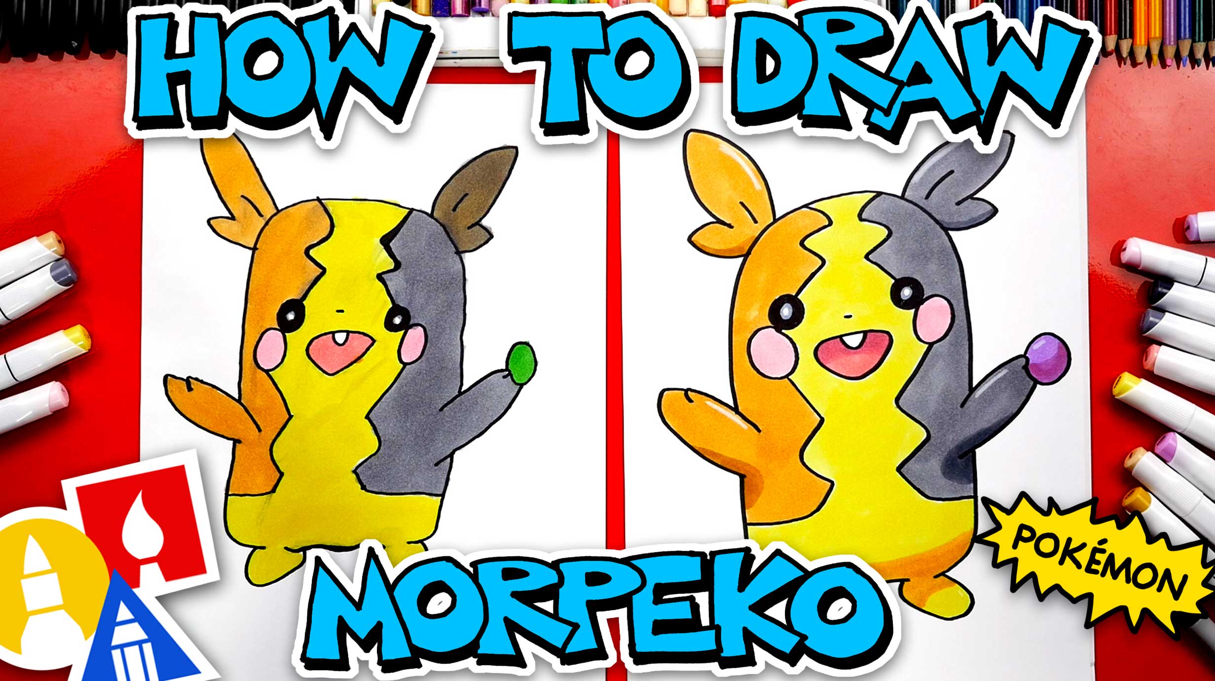 How To Draw Morpeko Pok mon Art For Kids Hub