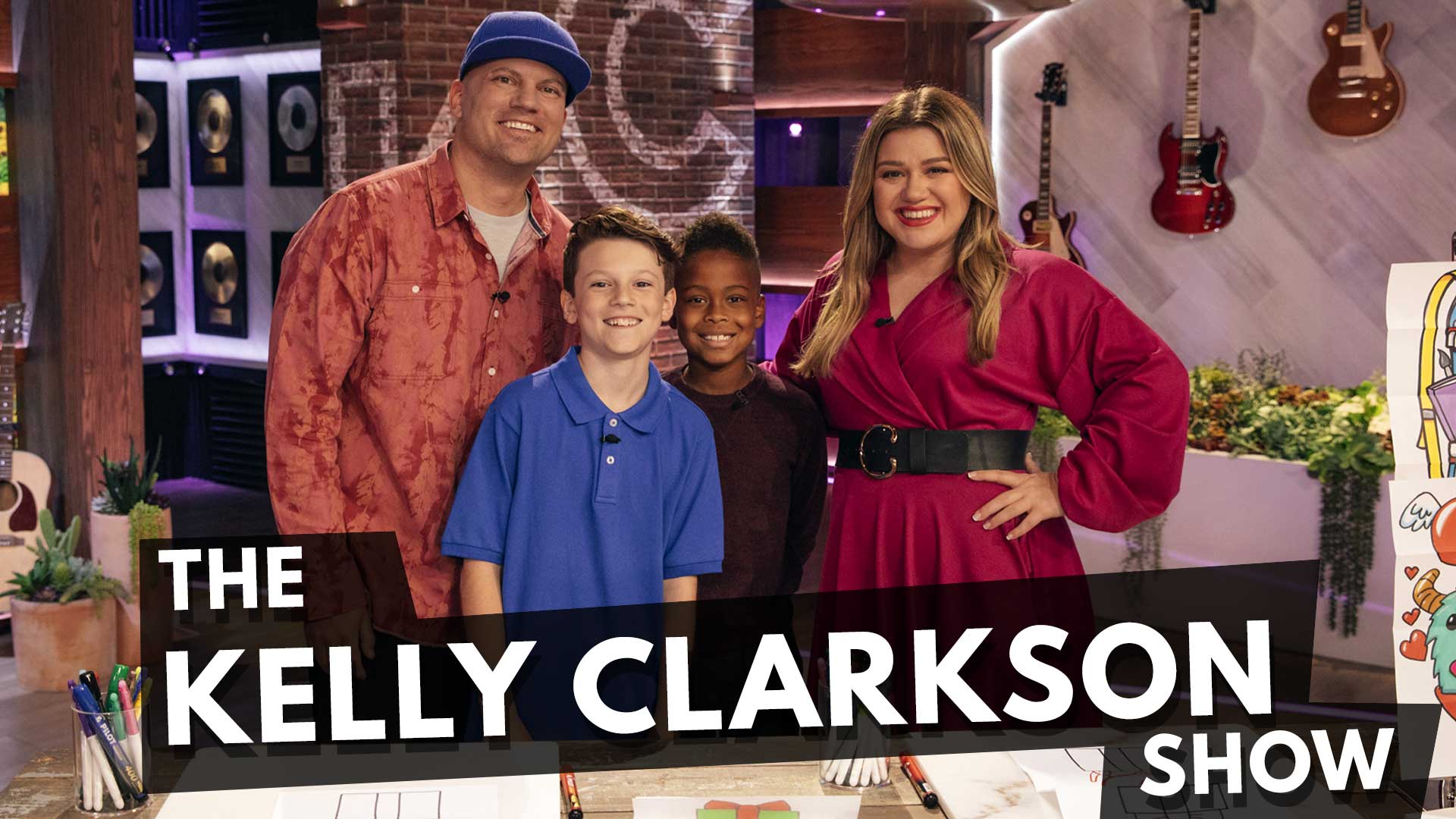 A Trip To LA - Drawing On The Kelly Clarkson Show - Art For Kids Hub