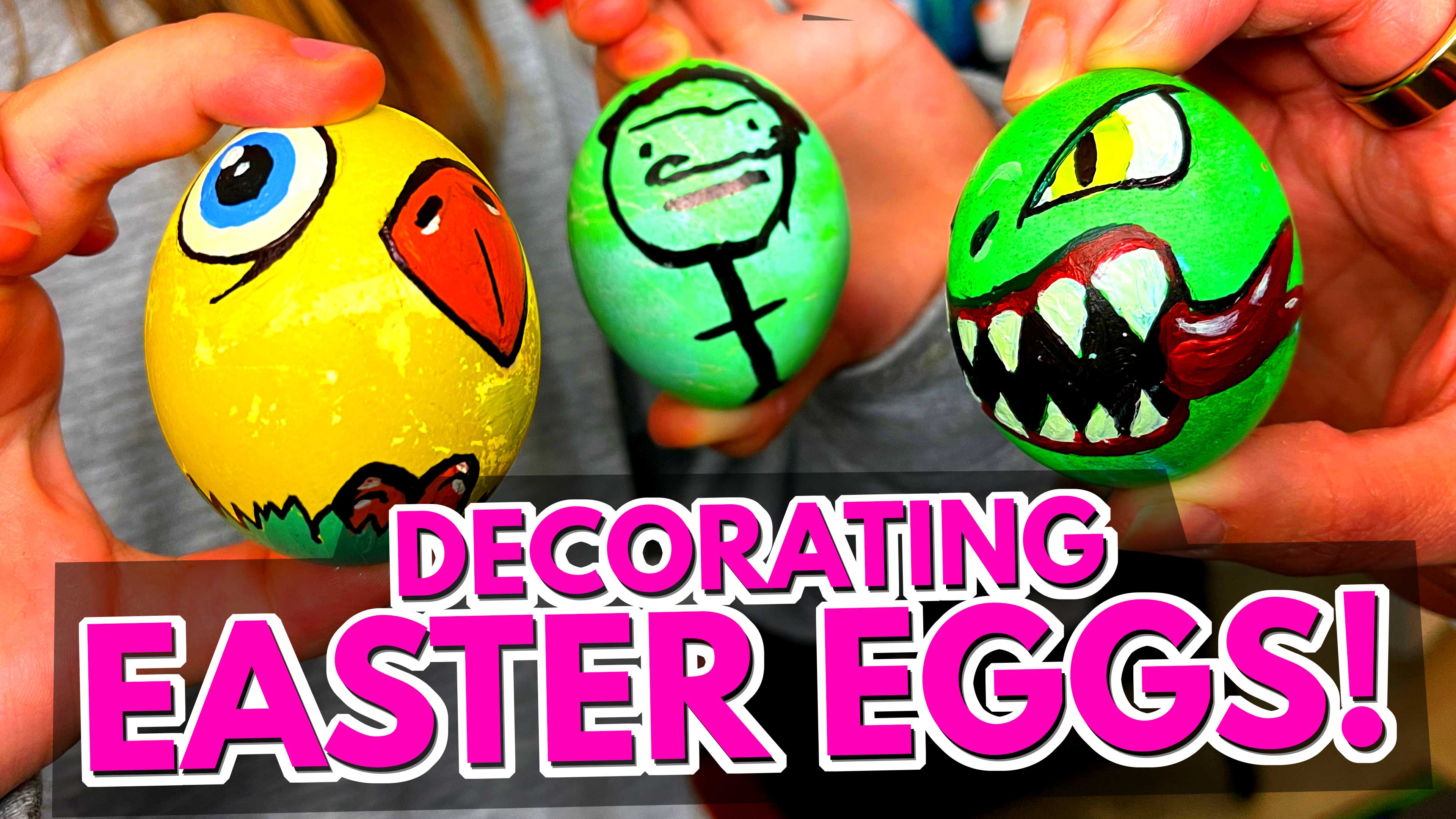 Decorating Crazy Easter Eggs - Art For Kids Hub