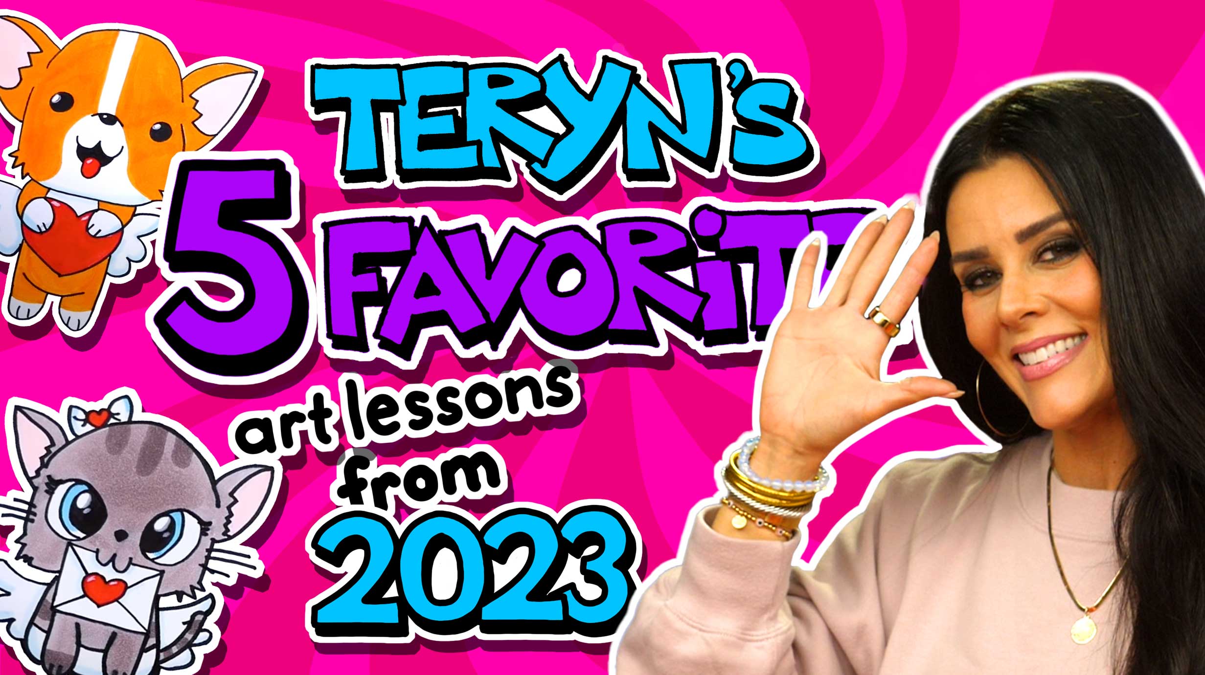 Teryn's Top 5 Art Lessons From 2023 - Art For Kids Hub