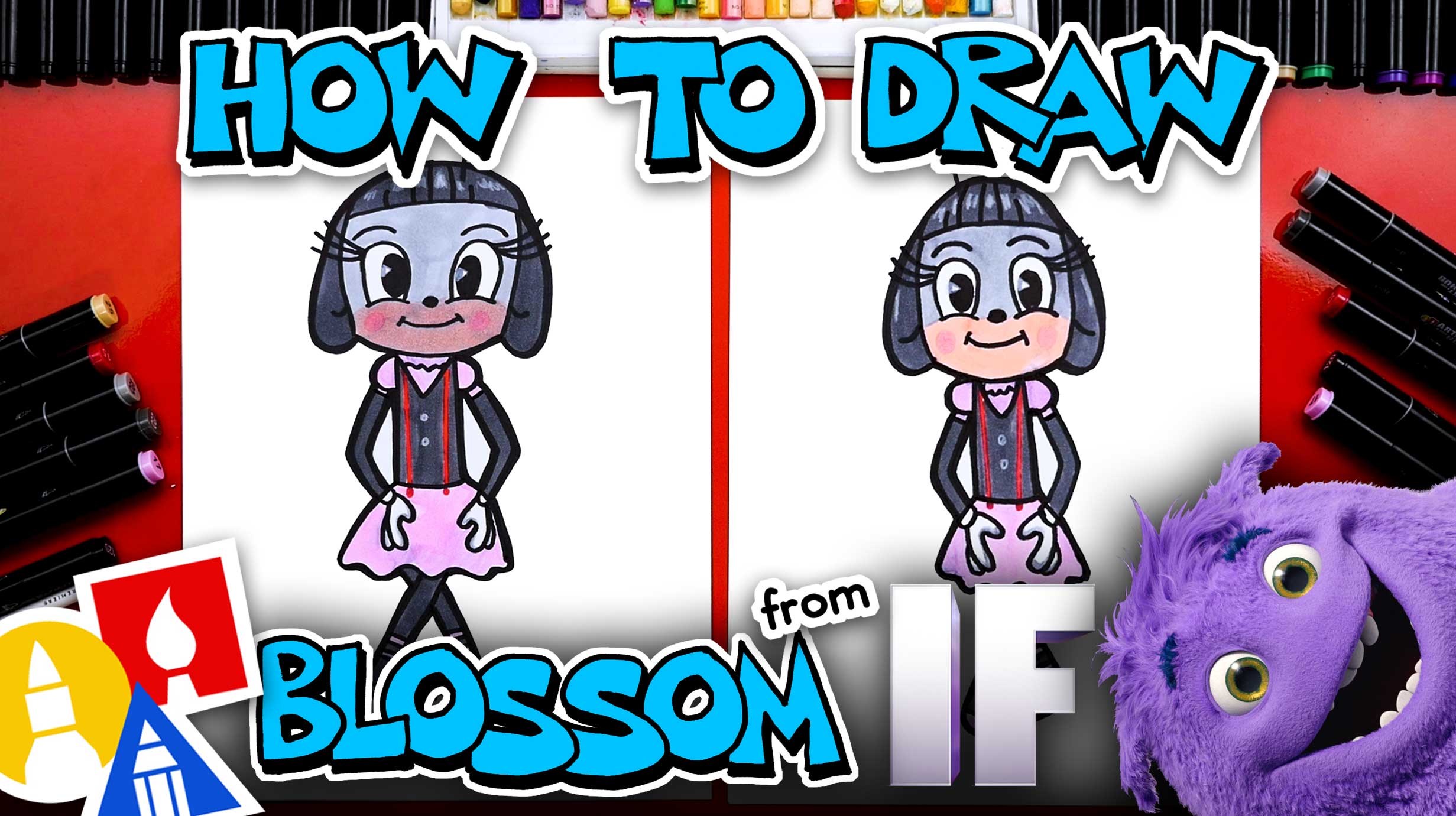 How To Draw Blossom From IF - Art For Kids Hub — Free Drawing Lessons ...