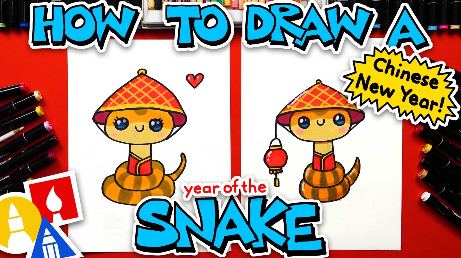 Lunar New Year Archives - Art For Kids Hub — Free Drawing Lessons for Kids