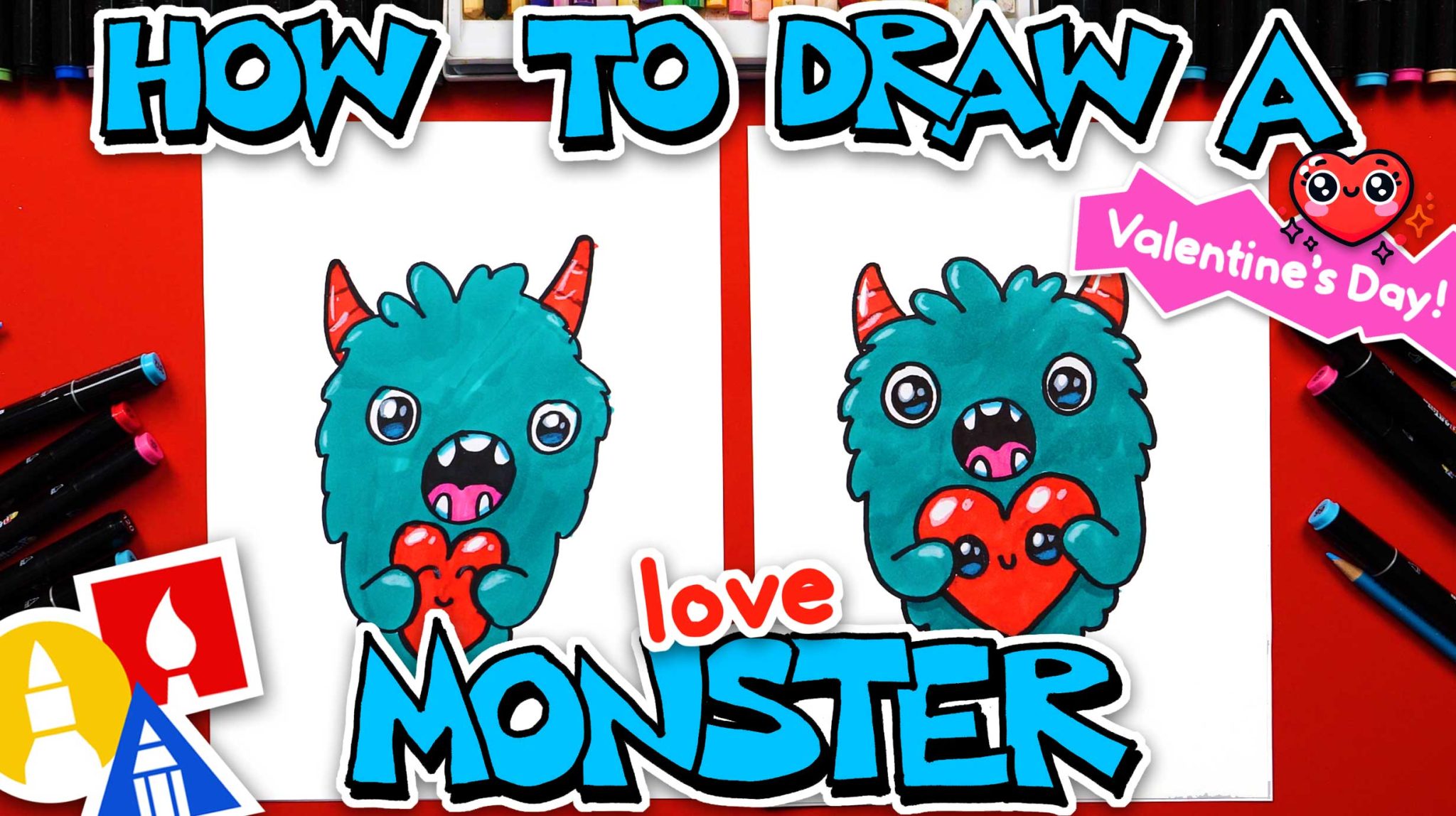 Valentine's Day Archives - Art For Kids Hub