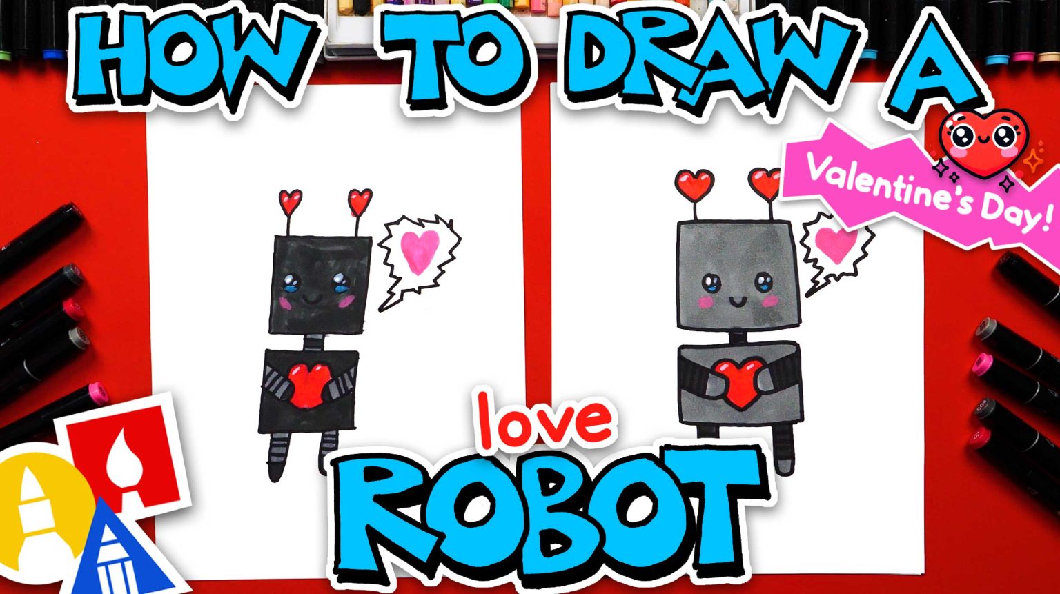 Valentine's Day Archives - Art For Kids Hub