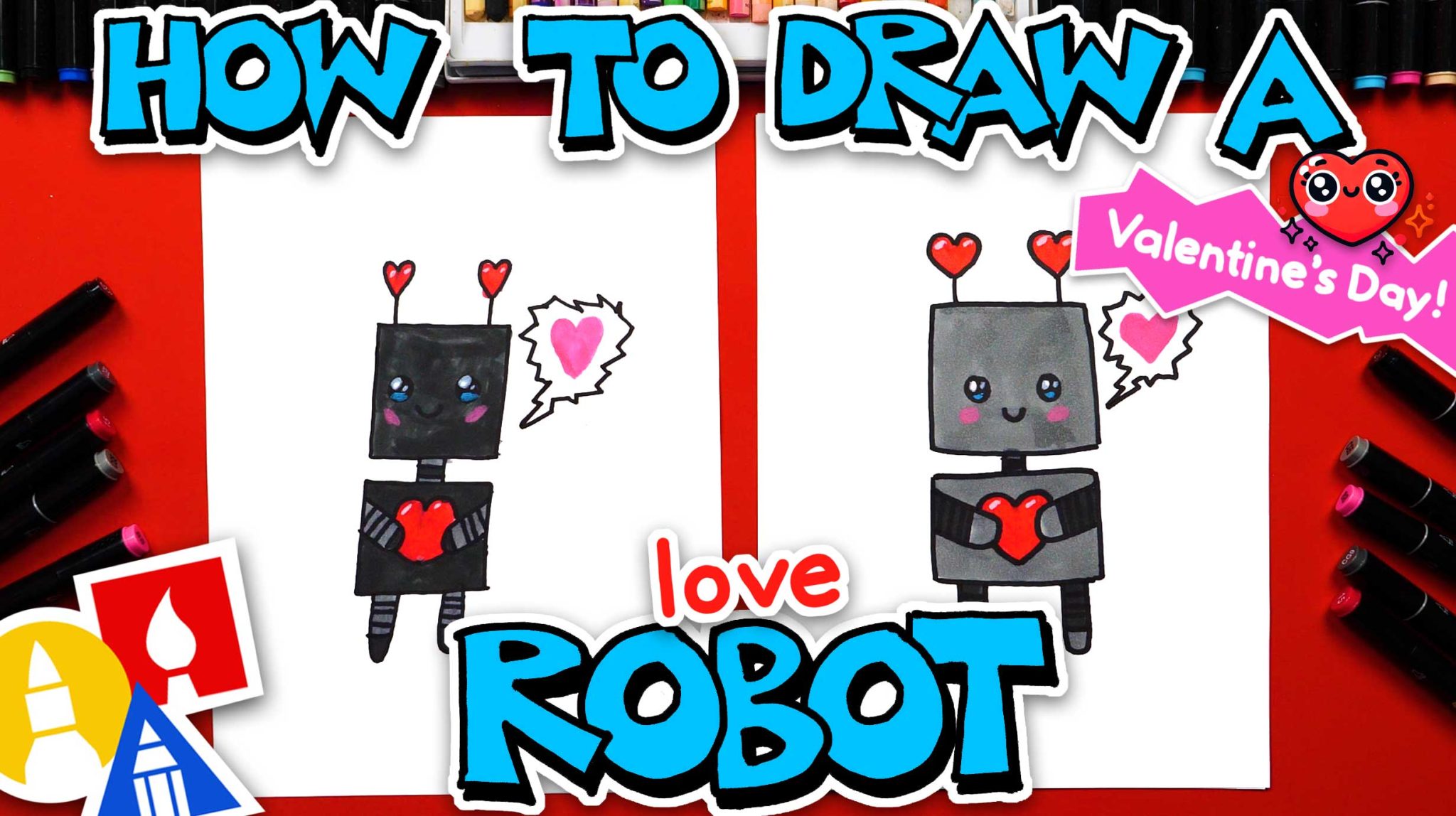 Valentine's Day Archives - Art For Kids Hub