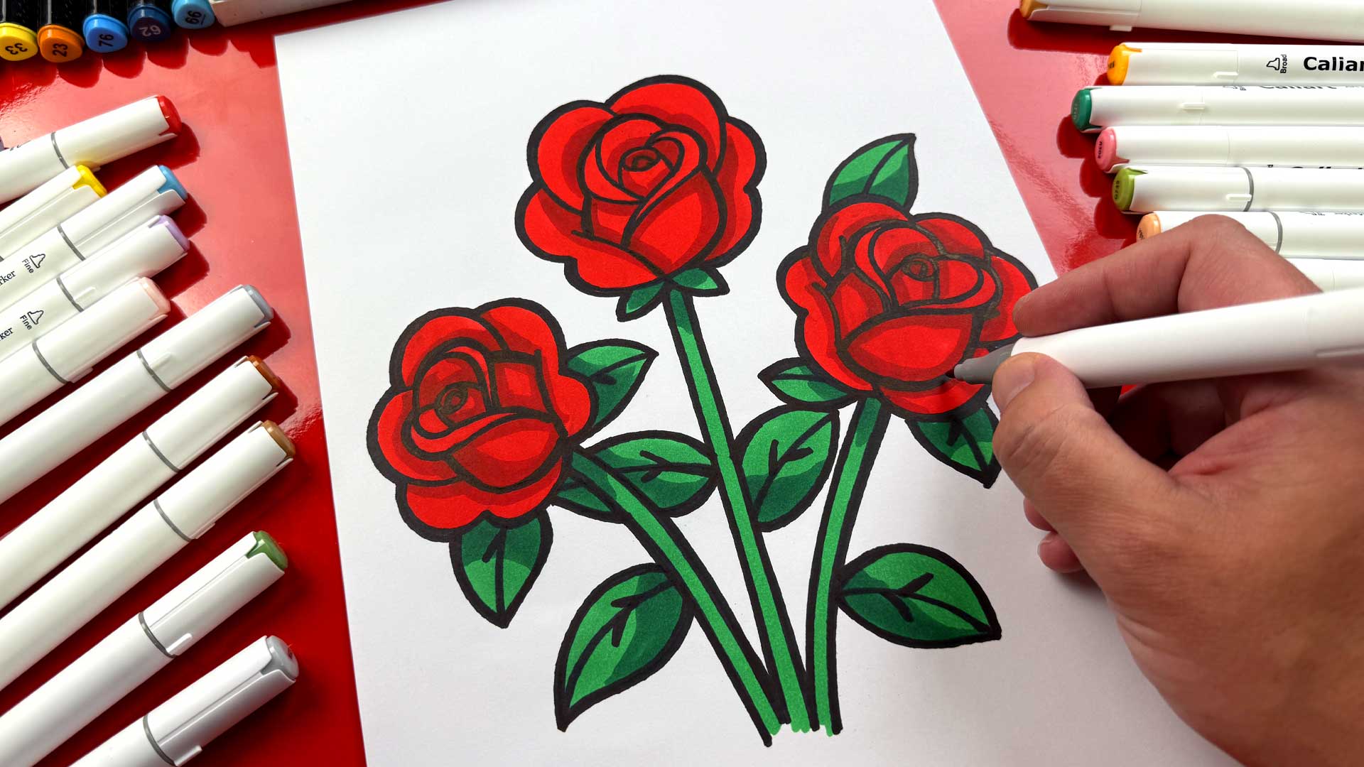 How To Draw Roses for All Ages - Art For Kids Hub