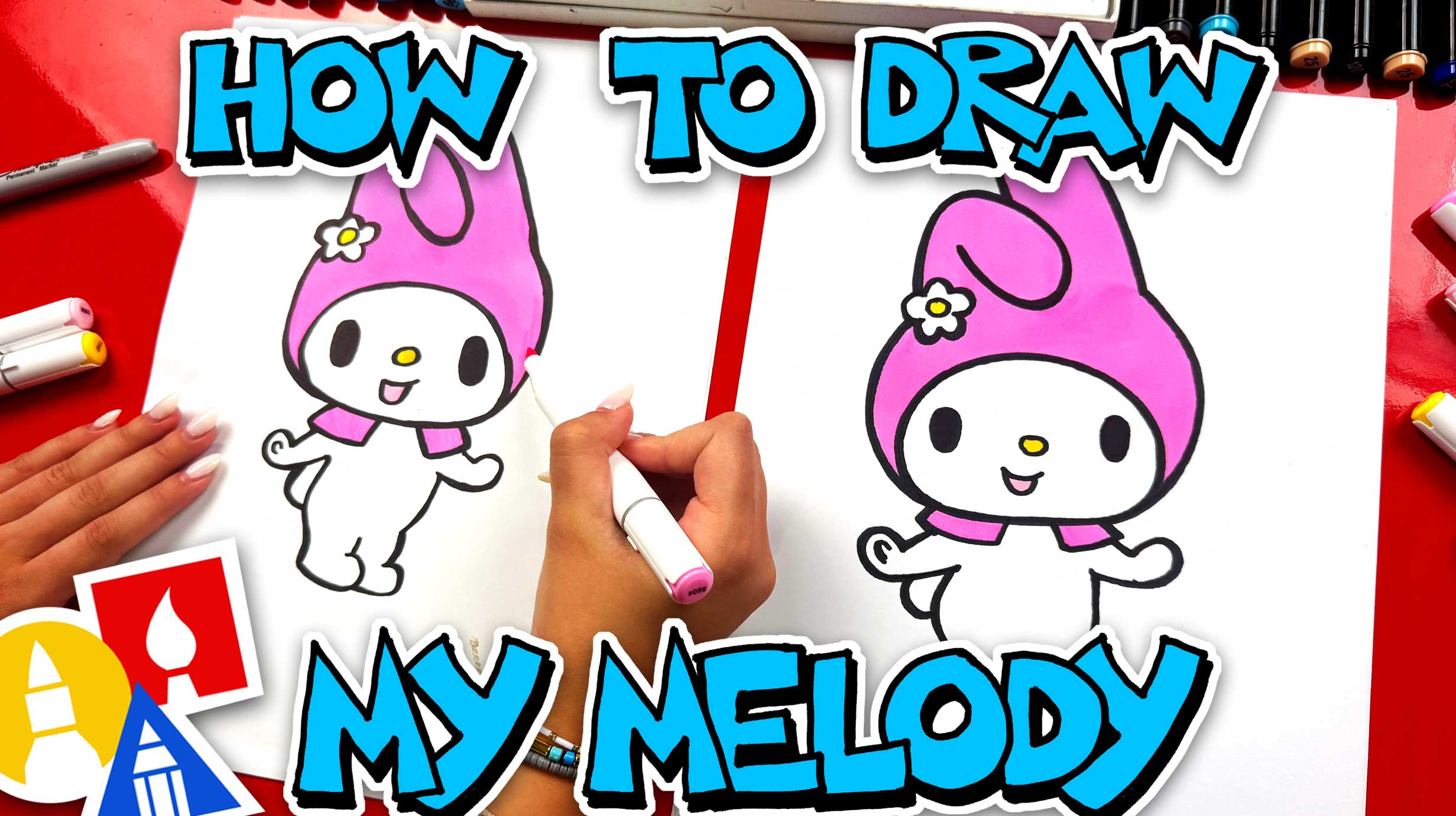 How To Draw My Melody - Art For Kids Hub