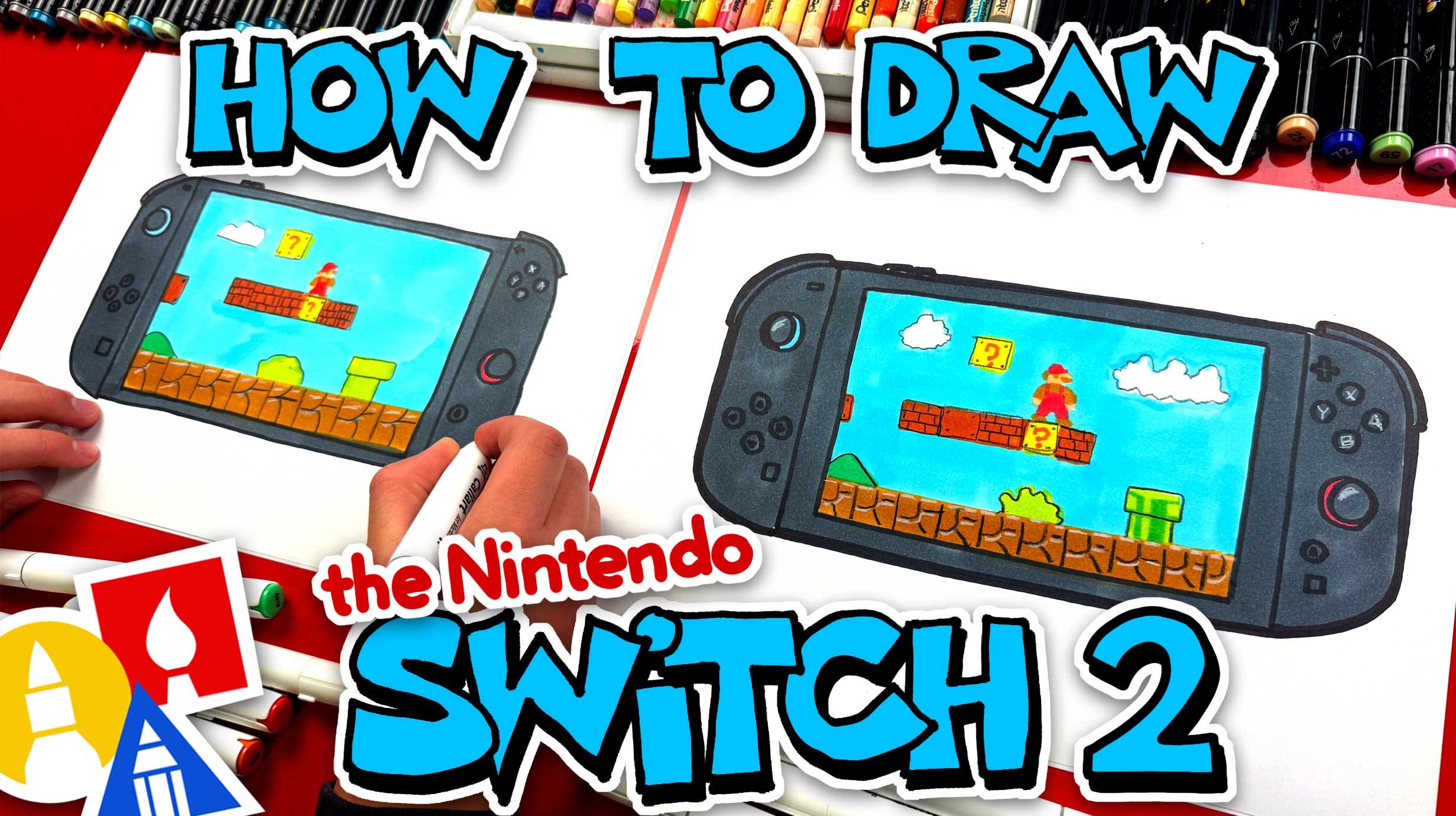 How To Draw The Nintendo Switch 2 - Art For Kids Hub