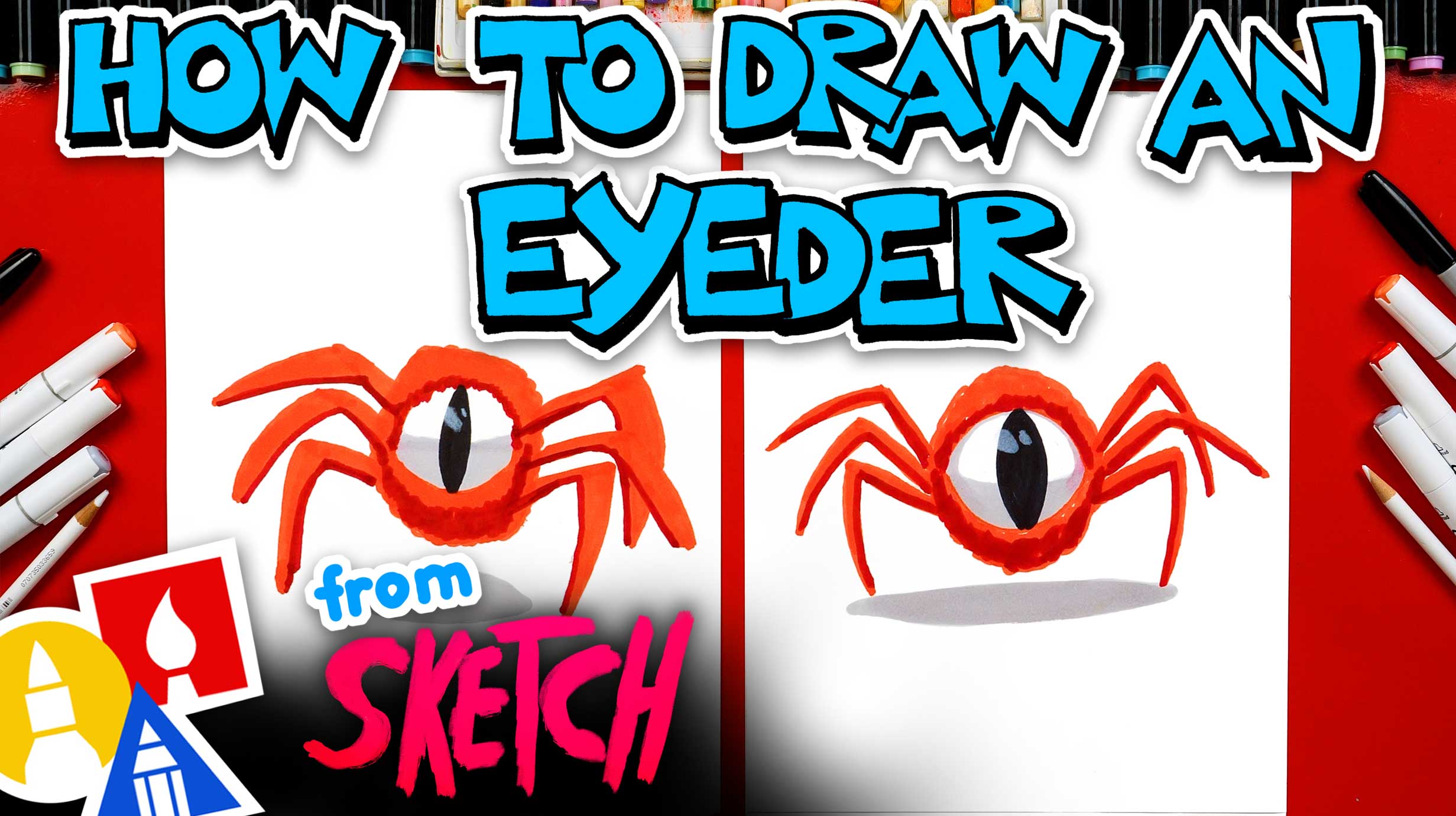How To Draw An Eyeder From Sketch The Movie - Art For Kids Hub — Free ...