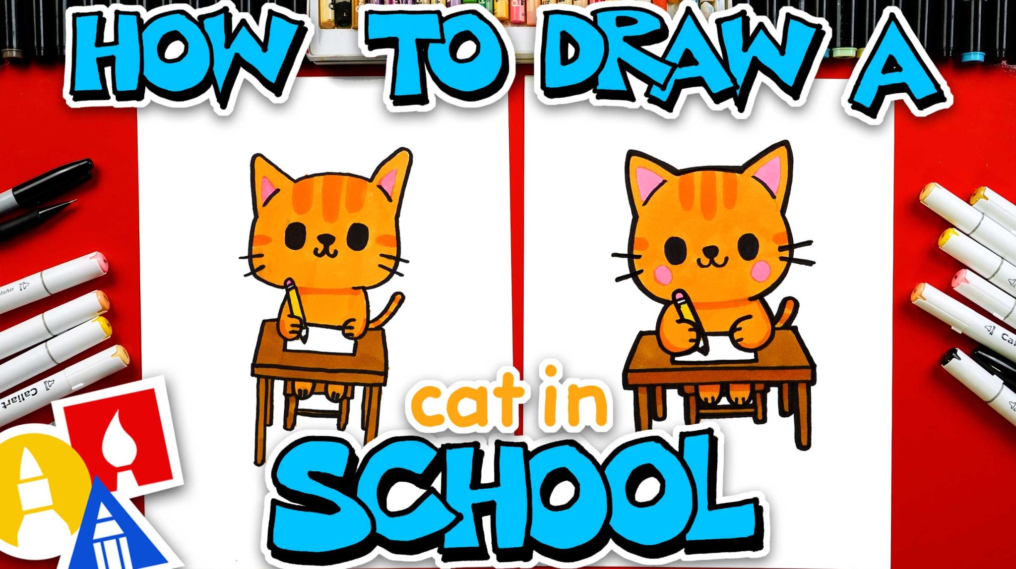 Cats Archives - Art For Kids Hub — Free Drawing Lessons for Kids