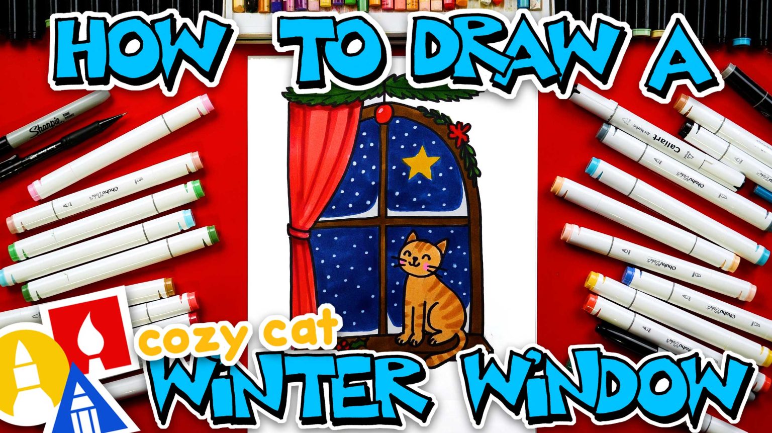 Winter Archives - Art For Kids Hub — Free Drawing Lessons for Kids