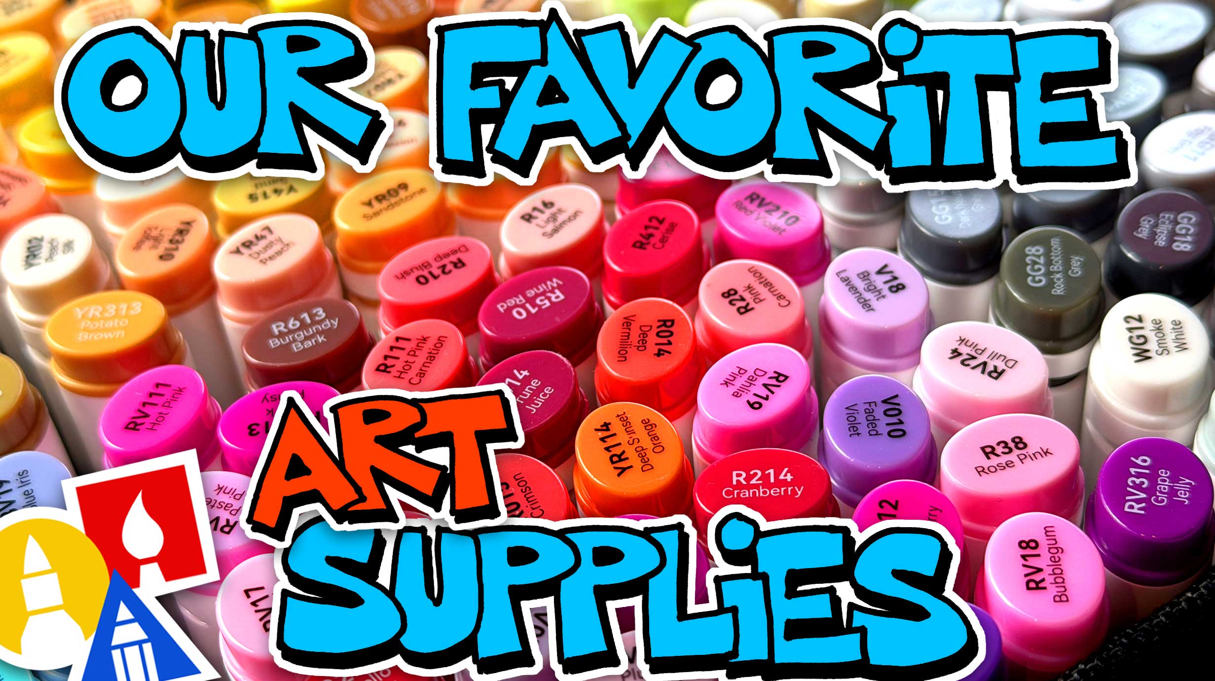 The Simple Art Supplies We Use At Art For Kids Hub - Art For Kids Hub