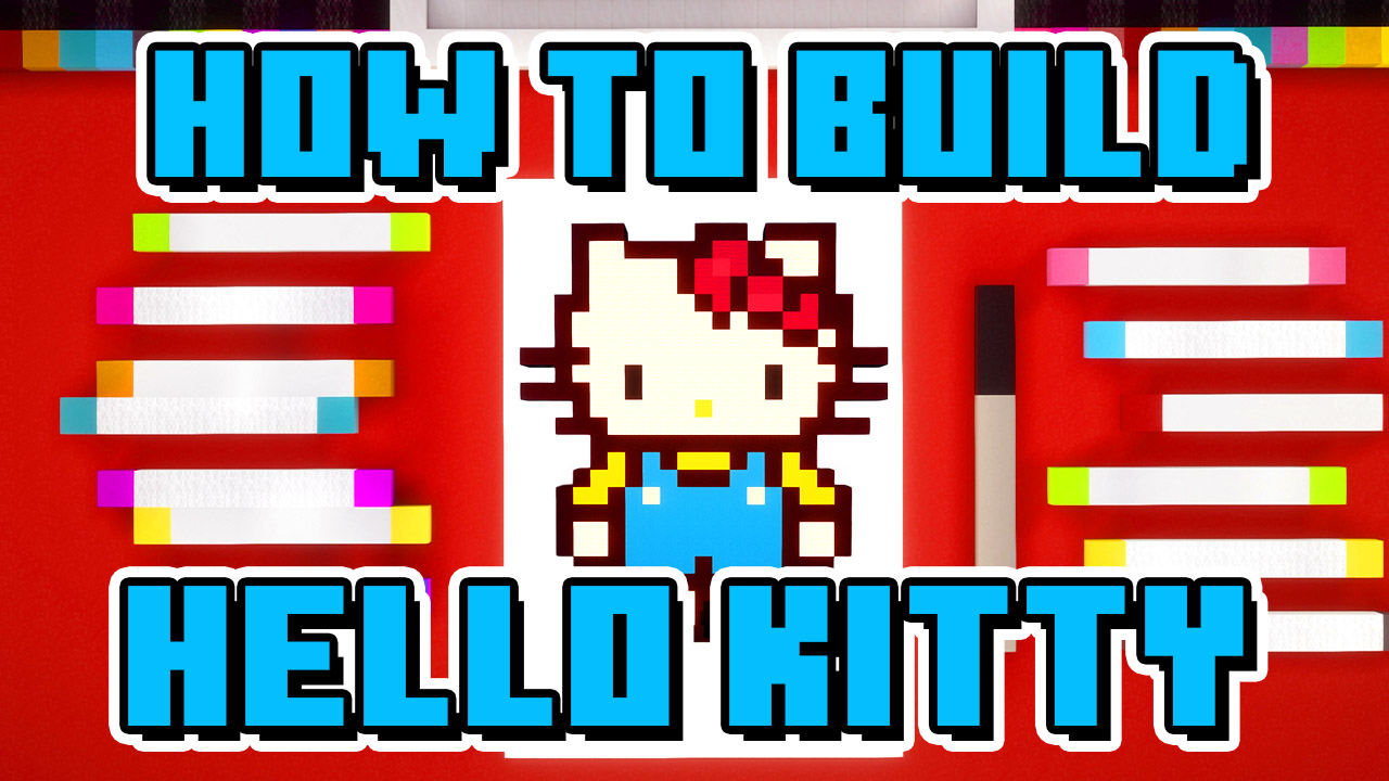 How To Build Hello Kitty - Minecraft Art - Art For Kids Hub — Free ...