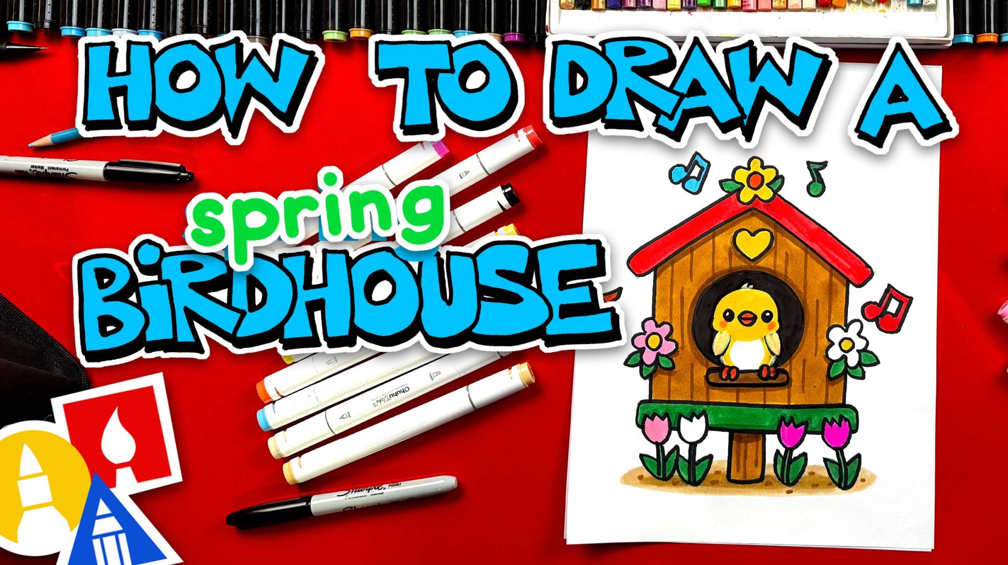 Spring Archives - Art For Kids Hub — Free Drawing Lessons for Kids
